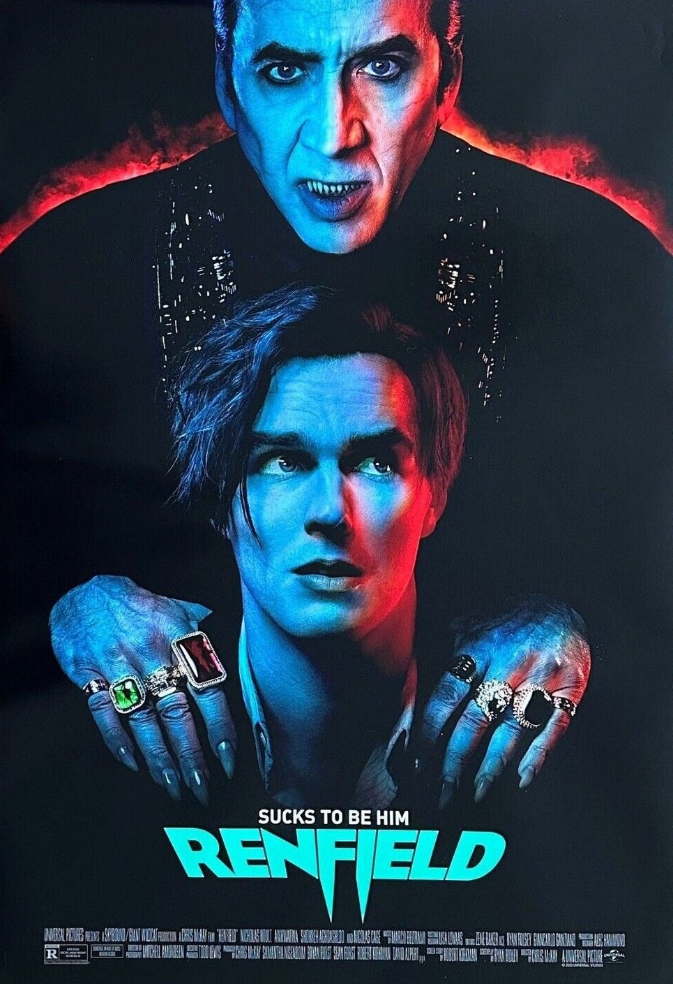 Renfield Regular Original Movie Poster Double Sided 27 X40