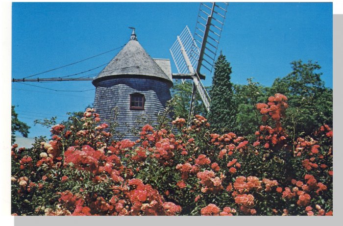 Nice EASTHAM, MASS/MA POSTCARD, Windmill/Cape Cod