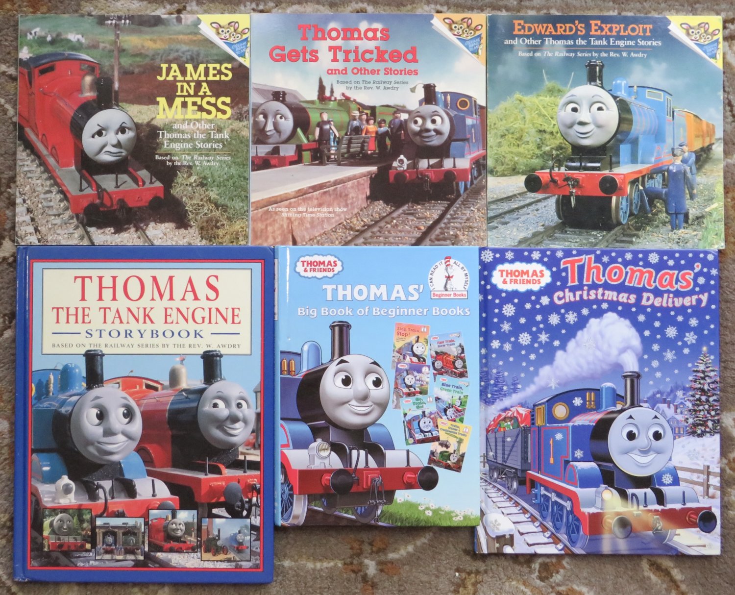 6 books Thomas the Tang Engine Storybook, Thomas' Christmas Delivery