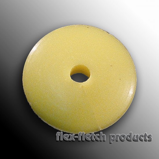 Flex-Fletch - Soft Kisser Button, Fl-Yellow, Large 1.4 cm
