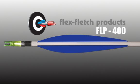 FLP-400 Florescent Blue, Flex-Fletch, archery, vanes, hunting, arrows ...