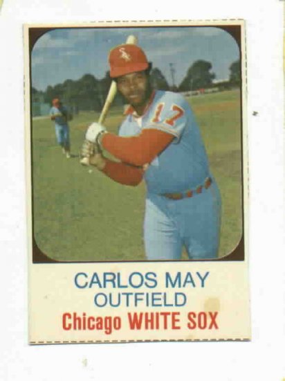 1975 Hostess Carlos May Chicago White Sox # 44 Nice