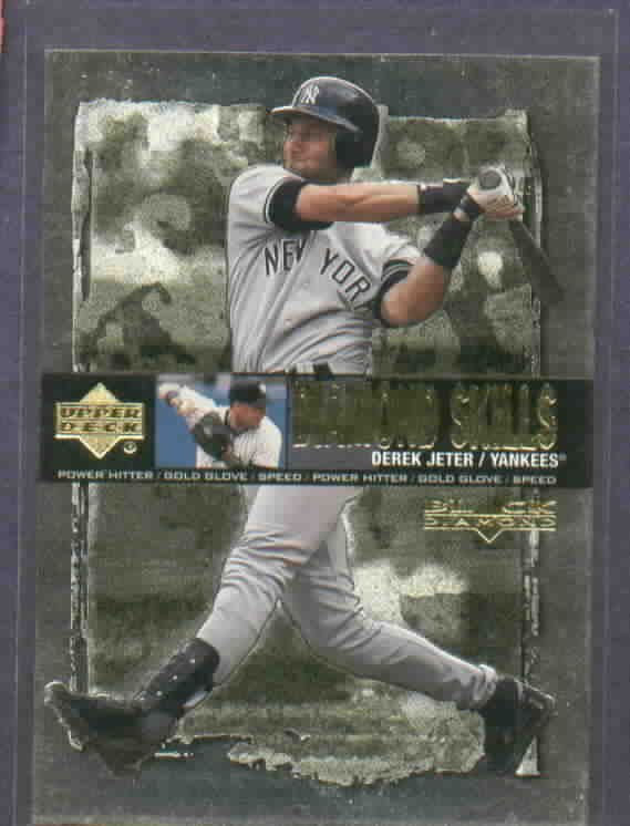 2000 Upper Deck Black Diamond Skills Derek Jeter New York Yankees Insert