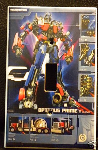 Transformers *OPTIMUS PRIME* LIGHT SWITCH COVER Truck