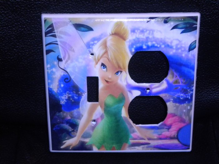 Tinkerbell LIGHT SWITCH & OUTLET COVER Combo plate cute