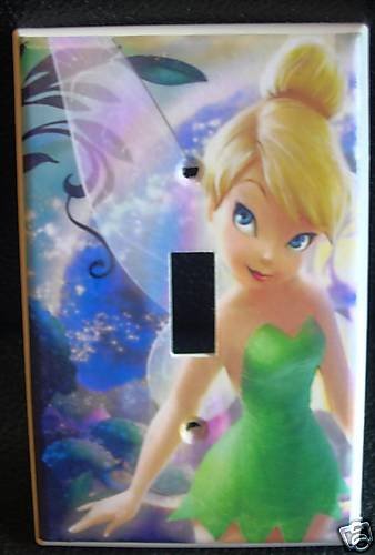 Disney TINKERBELL LIGHT SWITCH COVER *CUTE!* Fairies