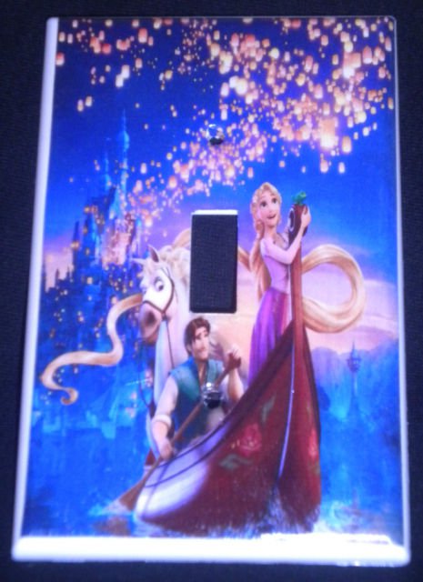 TANGLED Rapunzel LIGHT SWITCH COVER *CUTE* Single Switch Plate