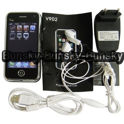 Dual sim card, WIFI & TV, Bluetooth touch Mobile Phone, GSM850/ 900 ...