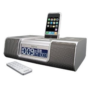 ihome Ip87 Dual Alarm Clock Radio For iPhone iPod Dock