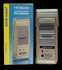 Hitachi RM2500UD Rechargeable Dual Voltage Shaver
