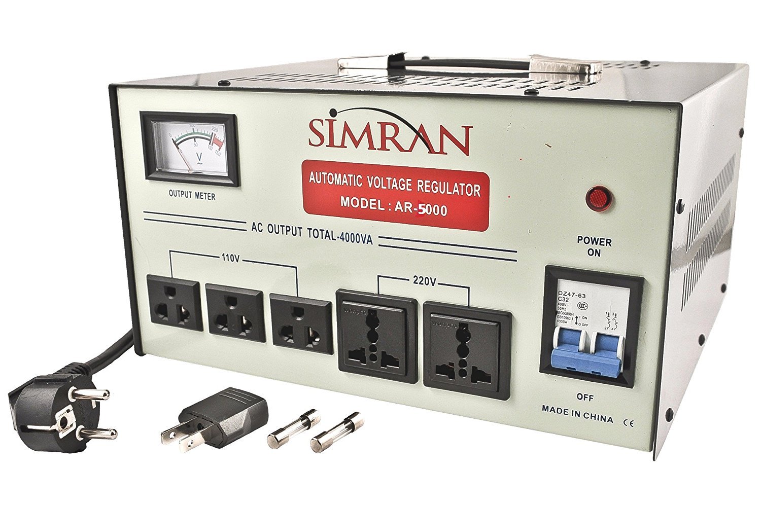 Simran 5000 Watts Voltage Stabilizer Transformer AR-5000 Converter 5000W