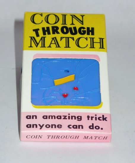 TENYO COIN THROUGH MATCH (T-17) / Vintage Tenyo Magic