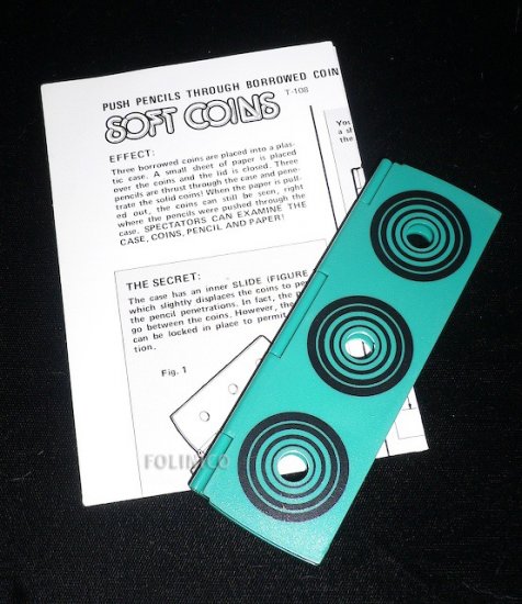 TENYO SOFT COINS (T-108) - SCARCE / Vintage Tenyo Magic