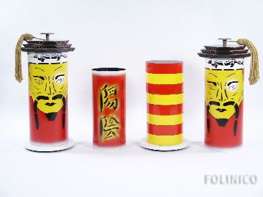 MAK IMPERIAL RICE, ORANGE & CHECKERS / Vintage Magic