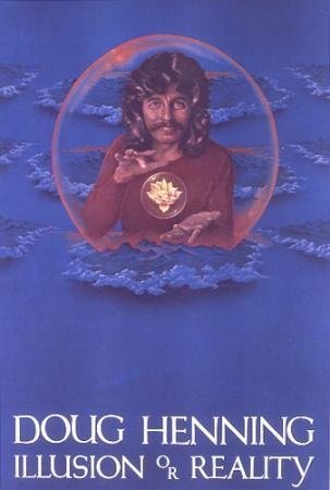 DOUG HENNING POSTER - ORIGINAL STOCK / Vintage Magic