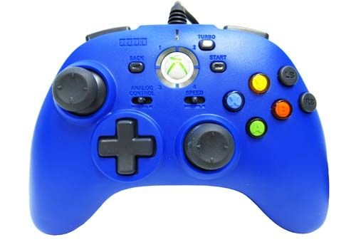 New Xbox 360 EX2 Turbo Horipad Controller Hori Pad Blue