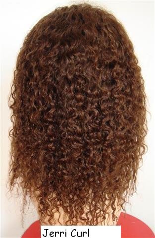 12" Jerri Curl Full Lace Wig