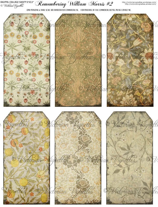 Remembering William Morris Tags #2