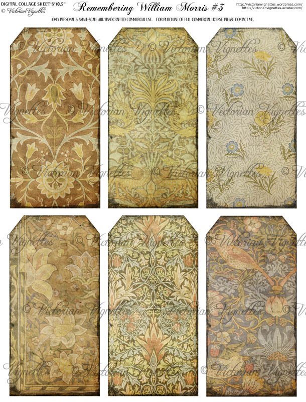 Remembering William Morris Tags #3
