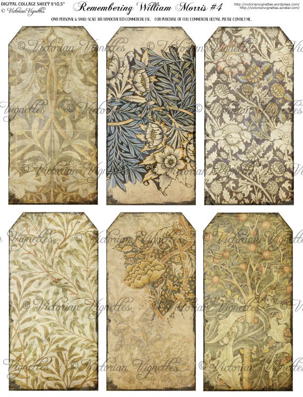 Remembering William Morris Tags #4