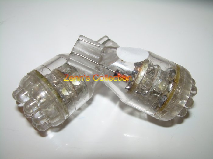 2 BULBS 921 912 194 168 T13 WHITE 15 LED WEDGE BULB