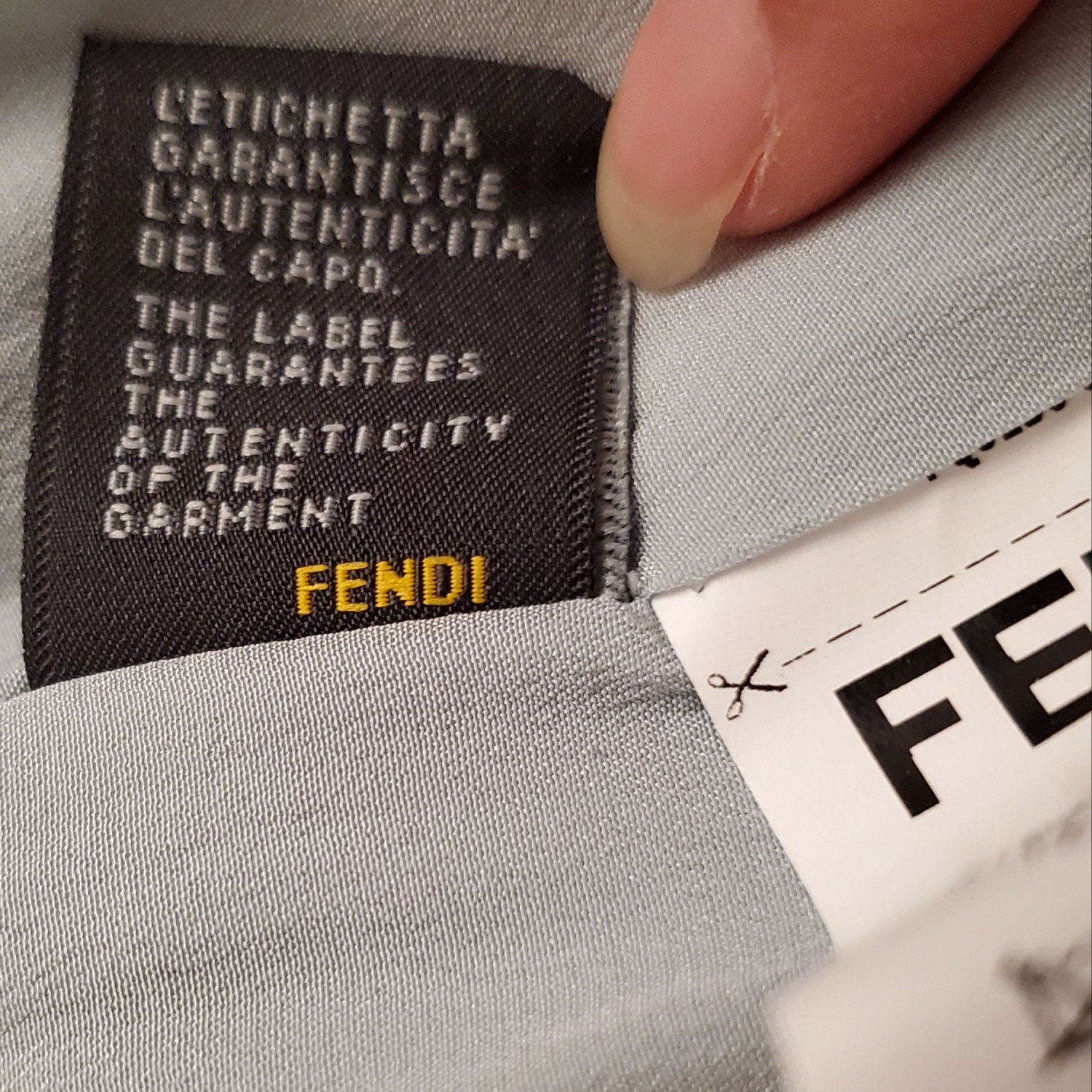 $1,170 Fendi new tags exquisite silk color block