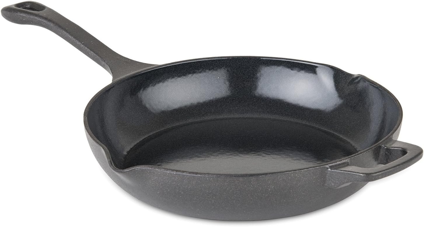 NEW Viking Culinary Cast Iron Nonstick Chef Pan, 10.5 Inch, Ergonomic ...