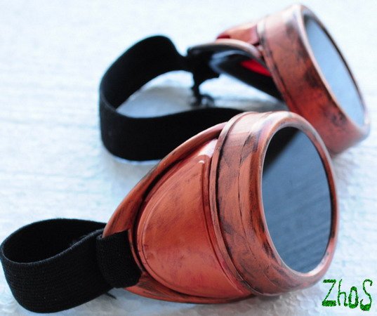 Steampunk Cyber Goggles Glasses Cosplay Anime Rave 28