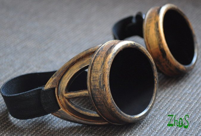 Steampunk Cyber Goggles Glasses Cosplay Anime Rave Larp 43