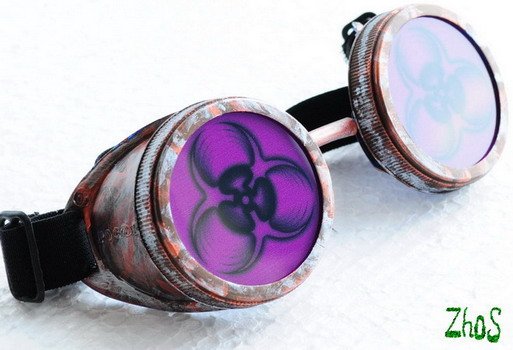 Cyber Goggles Steampunk Cosplay Anime Rave BIOHAZARD 32