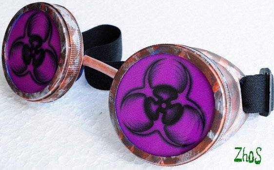 Cyber Goggles Steampunk Cosplay Anime Rave BIOHAZARD 32