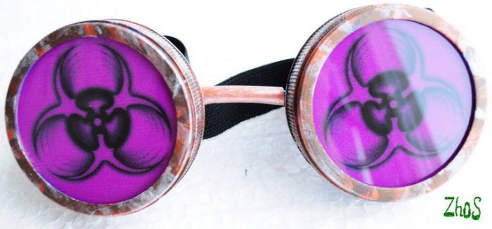 Cyber Goggles Steampunk Cosplay Anime Rave BIOHAZARD 32