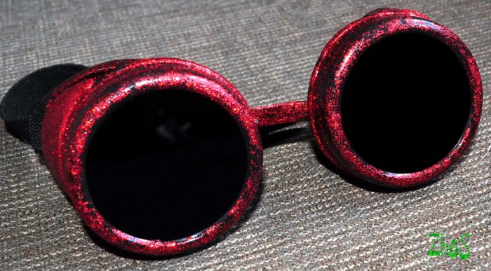Steampunk Goggles Cyber Glasses Cosplay Anime Larp Rave Sheen 143