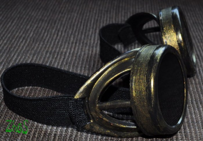 Steampunk Cyber Goggles Glasses Cosplay Anime Larp Rave 126