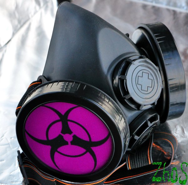 Cyber Mask Cyber Goth Respirator Black Gas Mask BIOHAZARD