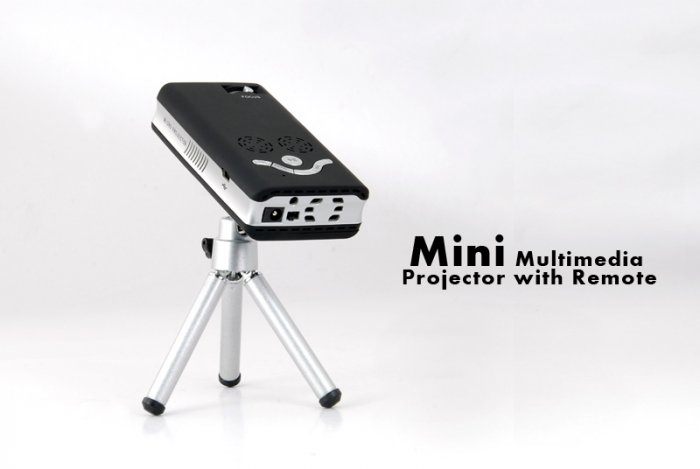 Mini Multimedia Projector with Remote