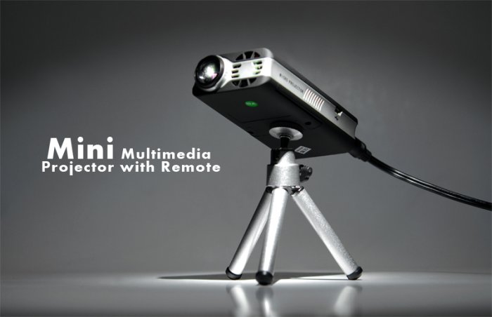 Mini Multimedia Projector with Remote