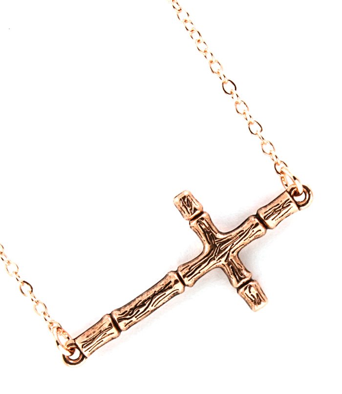Brown Necklace Pendant Cross 1 1 4 Inch Pendant 17 Inch Long / 113114 ...