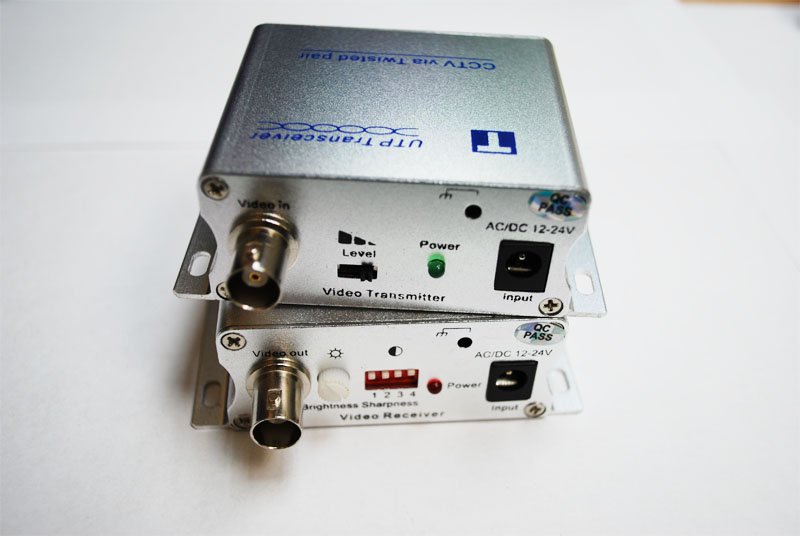 CCTV Video Balun Twisted Pair UTP Transceiver 1 CH