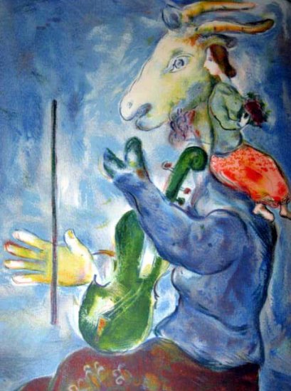 Marc Chagall Spring Printemps Lithograph Verve 1938