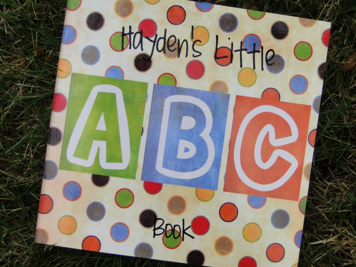Personalized ABC Book (Polka Dots Design)