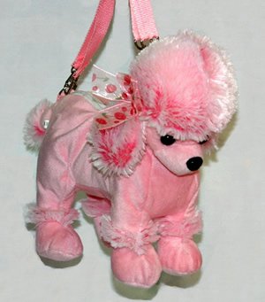 Poodle Handbag Purse for Children - Pink Small PB25