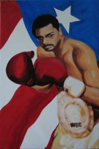 ESTEBAN DE JESUS ART WORK OIL PORTRAIT PUERTO RICO