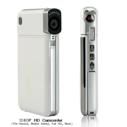 1080P HD Camcorder (Pre-Record, Motion Detect, Full HD, More)
