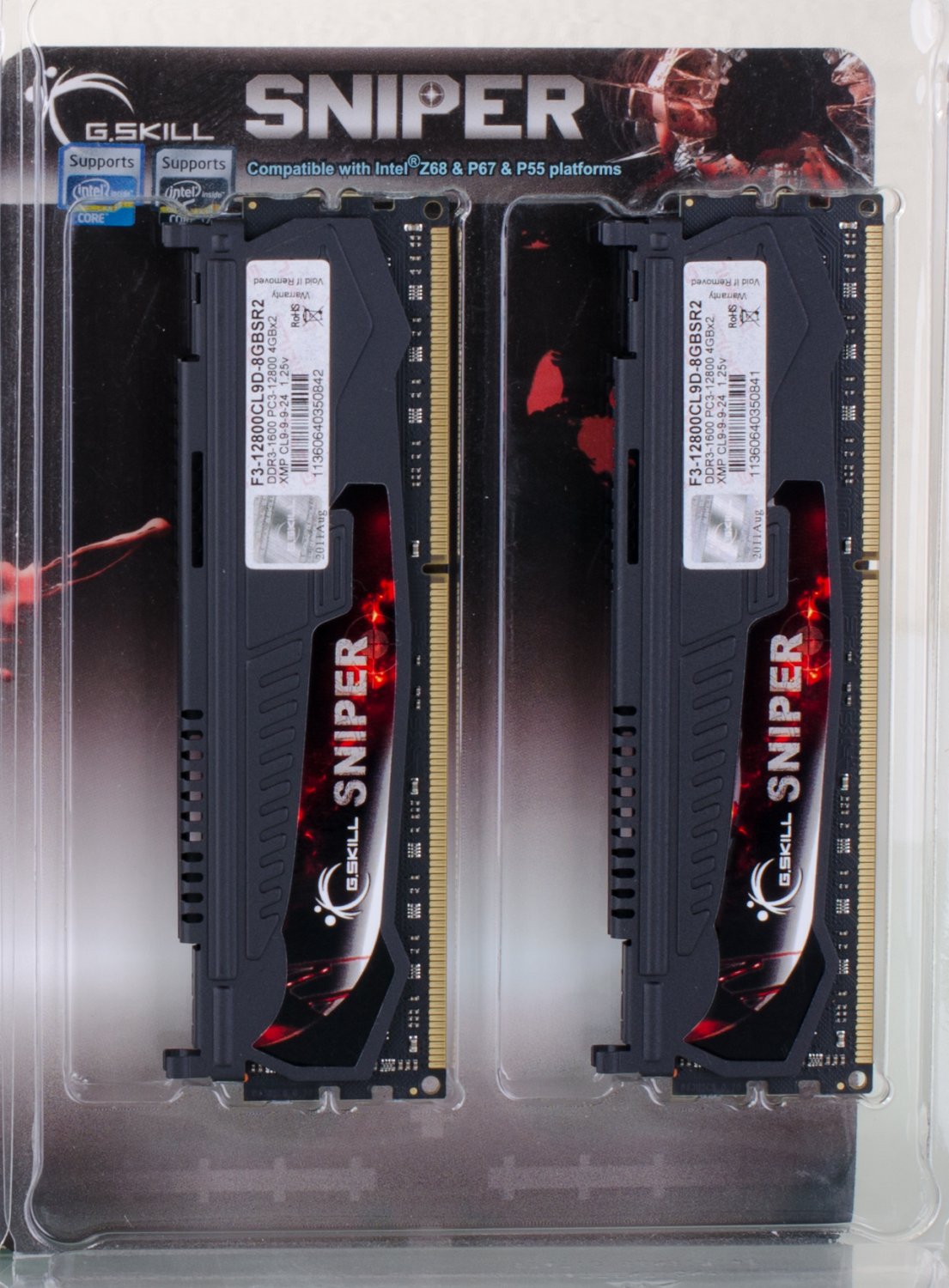 G.SKILL Sniper Low Voltage Series 8GB (2 x 4GB) DDR3 1600 (PC3 12800 ...