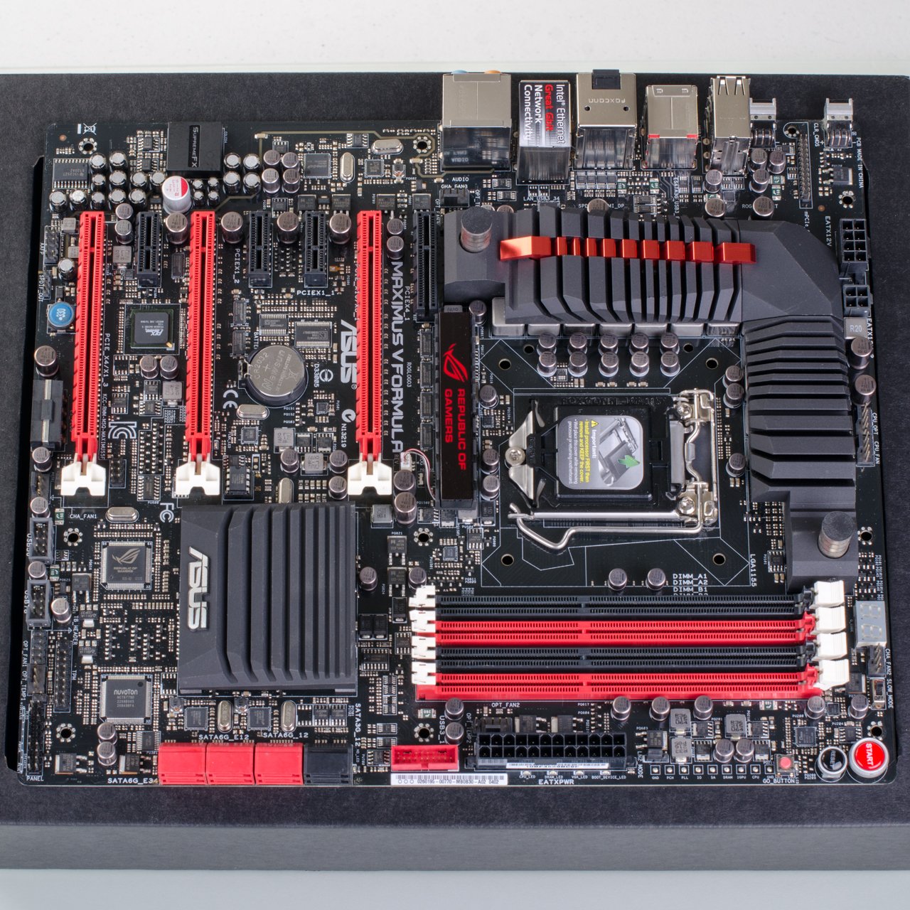 ASUS Maximus V FORMULA/THUNDERFX LGA 1155 Intel Z77 HDMI SATA 6Gb/s USB ...