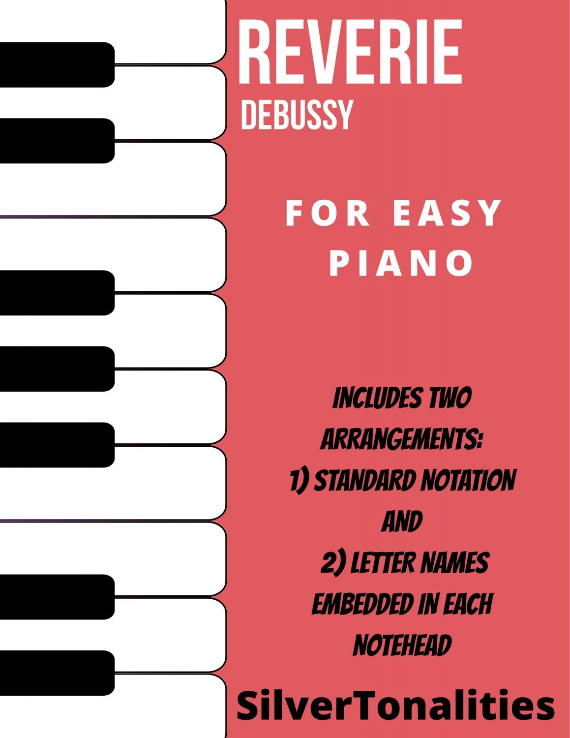 Reverie Easy Piano Sheet Music Combination