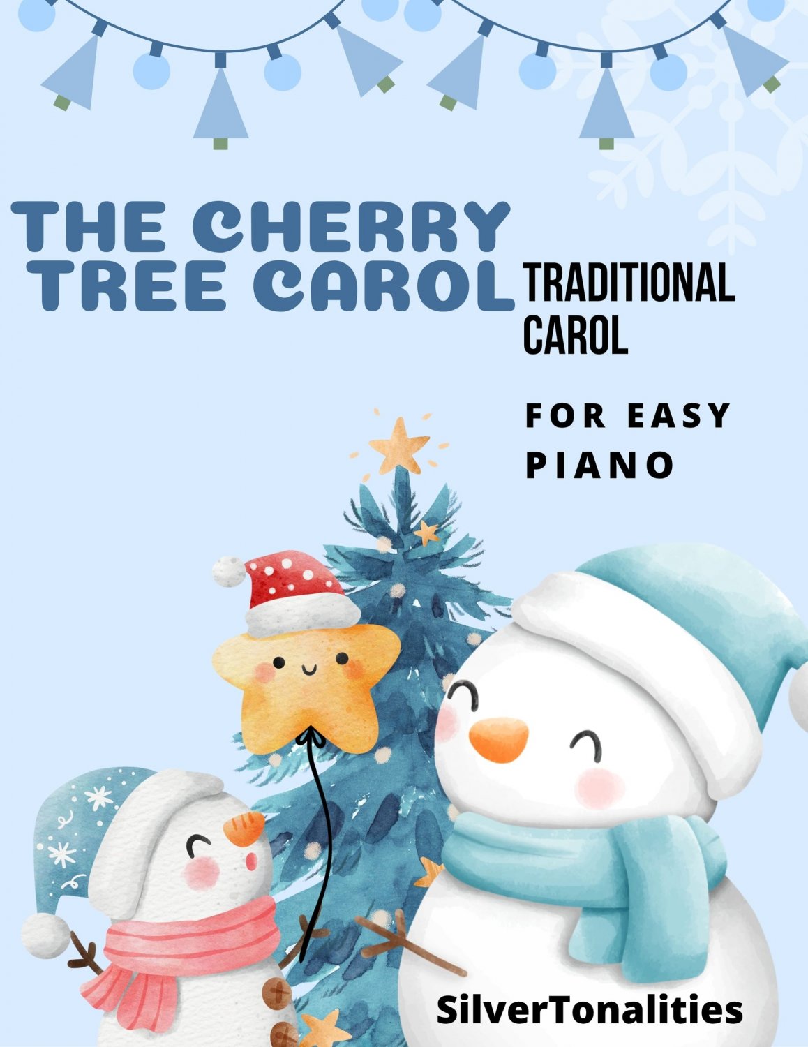 The Cherry Tree Carol Easy Piano Sheet Music
