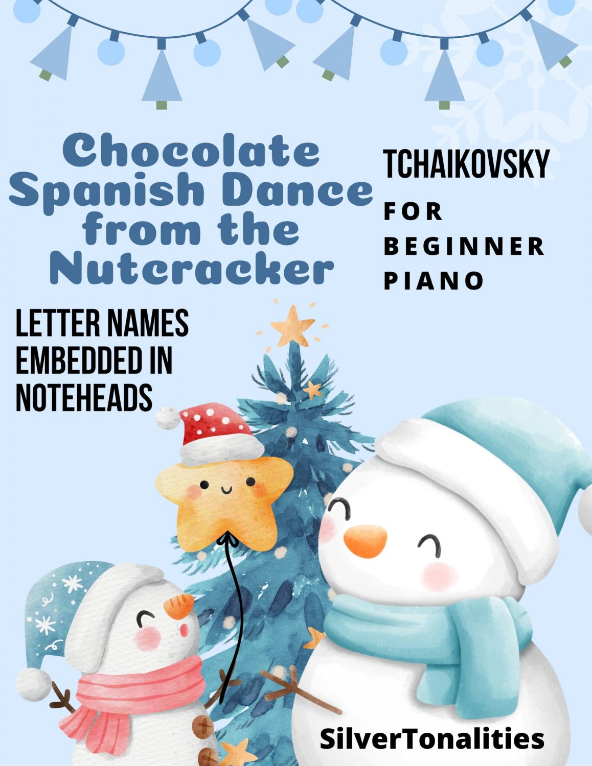 Chocolate the Spanish Dance Nutcracker Suite Beginner Piano Sheet Music