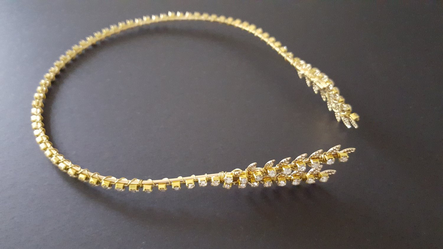 Crown, Roman Tiara, Fascinator, Greek Goddess Headband, Bridal Tiara